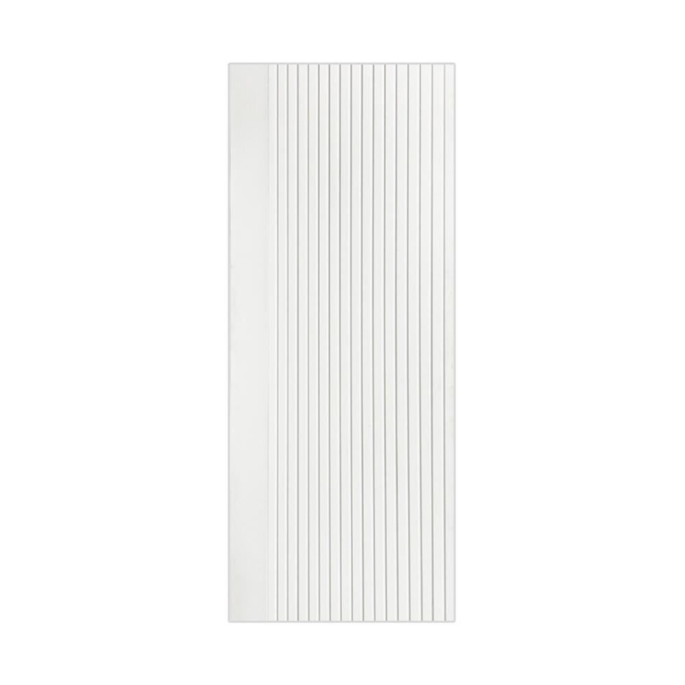 ประตูภายใน PS LINE DEKOR LV121 80X200 ซม. สีขาว ไม่เจาะลูกบิด