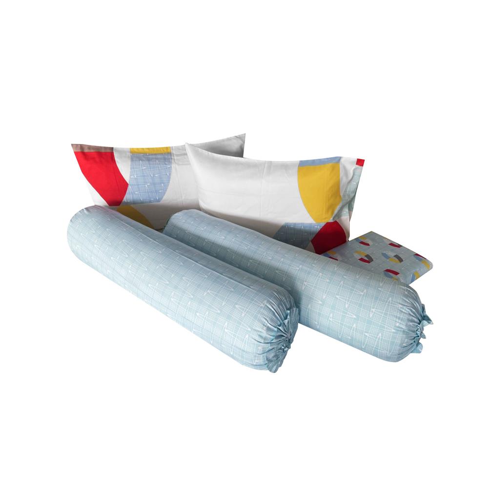 ชุดผ้าปูที่นอน 6 ฟุต 5 ชิ้น STEVENS SOFTEX VD09