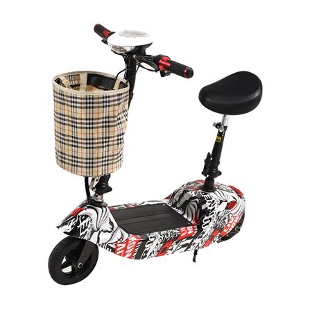 รถสกู๊ตเตอร์ไฟฟ้า GRANDE L6 สีขาว/แดง