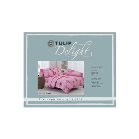ชุดผ้าปูที่นอน 3.5 ฟุต 3 ชิ้น TULIP DELIGHT 60014-DL093