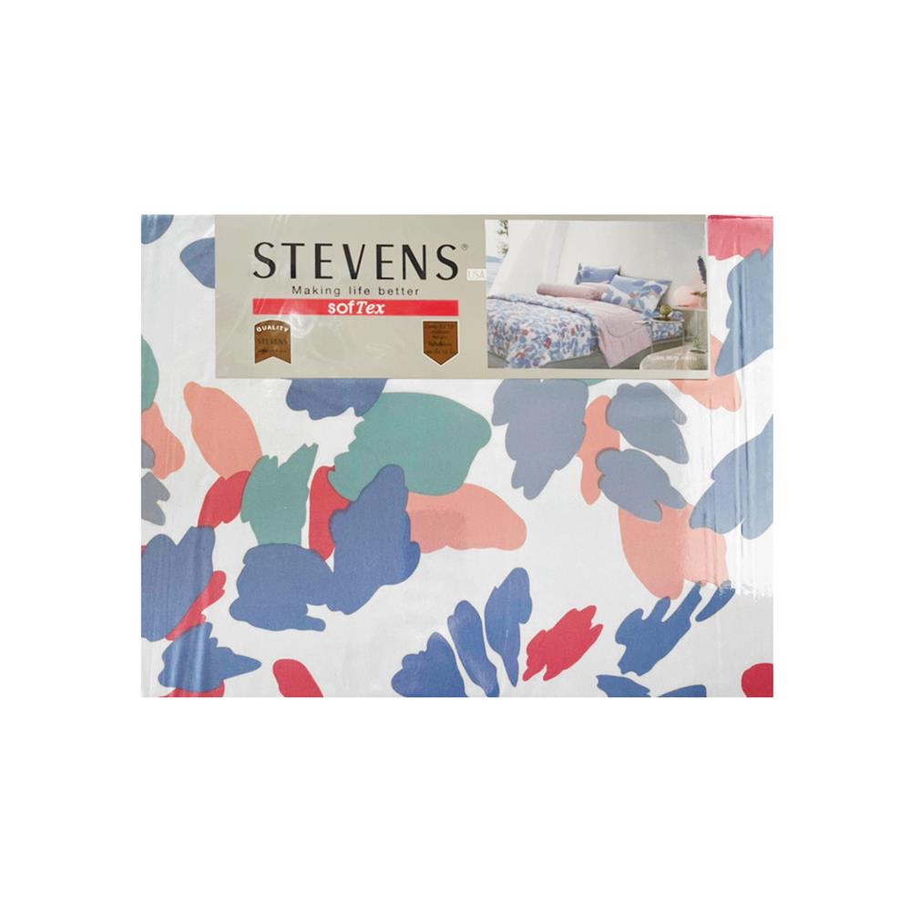 ชุดผ้าปูที่นอน 6 ฟุต 5 ชิ้น STEVENS SOFTEX FM11