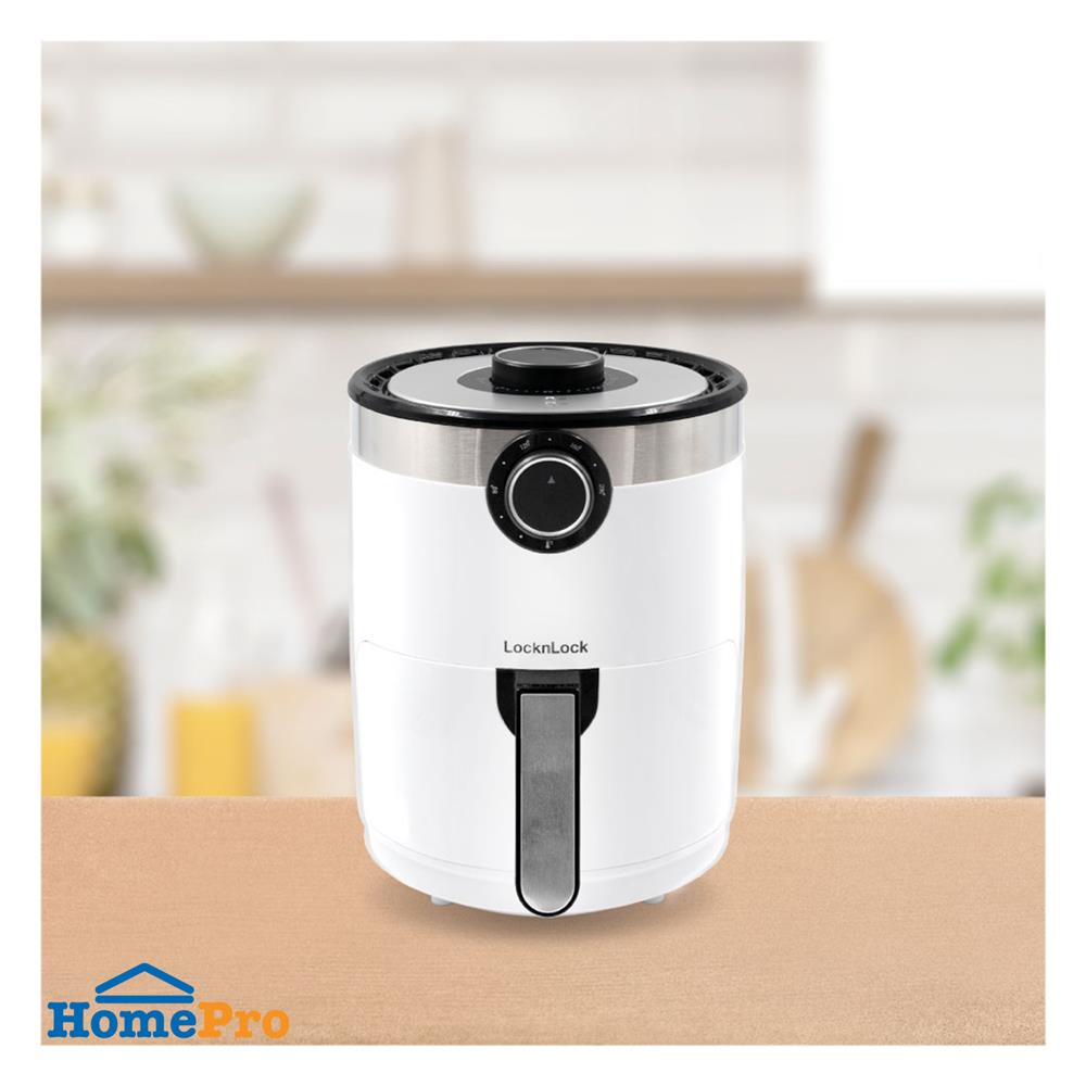 หม้อทอด LOCKNLOCK EJF128WHT 3.5 ลิตร สีขาว