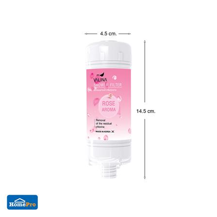 ตัวกรองอาบน้ำ VALINA VIT C กลิ่น ROSE