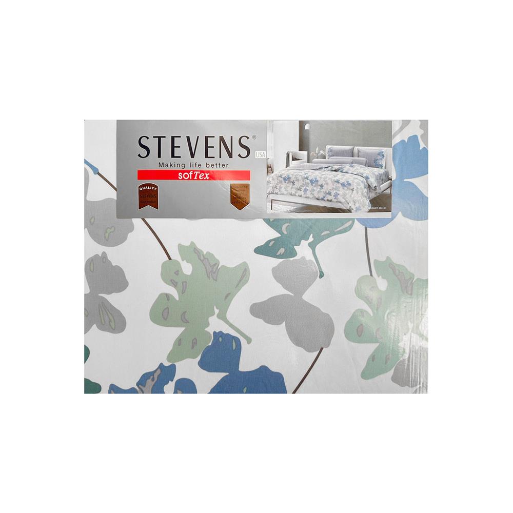 ชุดผ้าปูที่นอน 6 ฟุต 5 ชิ้น STEVENS SOFTEX BG14