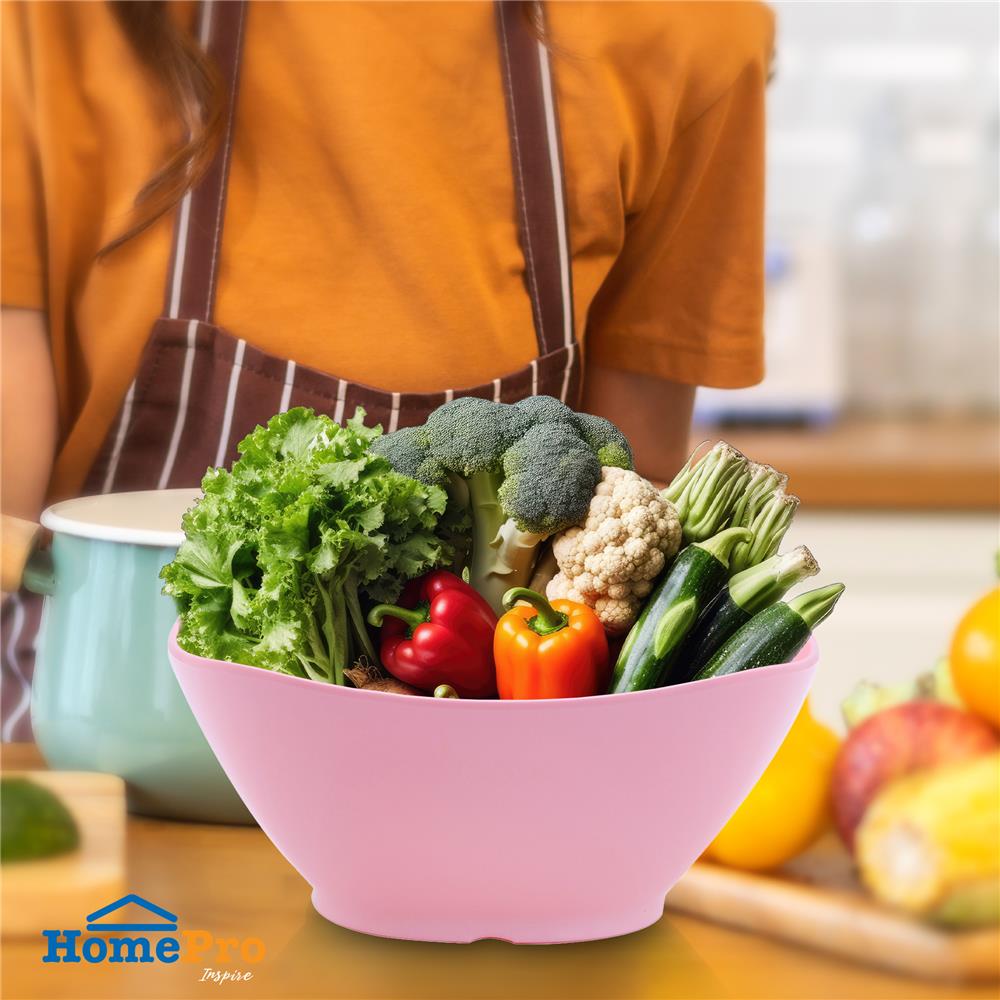 ชามเมลามีนเหลี่ยม 7.5 นิ้ว KECH NEW WAVE สีชมพู