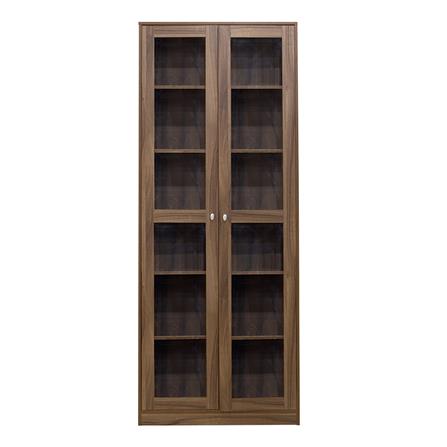 ตู้โชว์บานกระจก FURDINI CARA สีวอลนัท