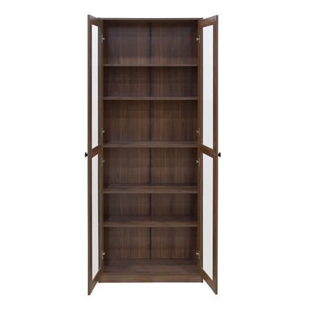 ตู้โชว์บานกระจก FURDINI CARA สีวอลนัท