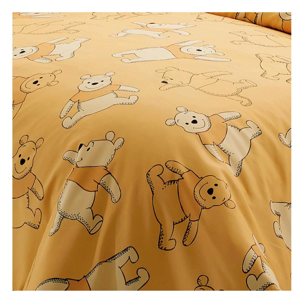 ชุดผ้าปูที่นอน 5 ฟุต 6 ชิ้น TULIP POOH 60205-DLC108