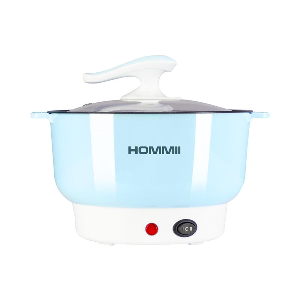 หม้ออเนกประสงค์ HOMMII HSH-09 สีฟ้า 1.8 ลิตร