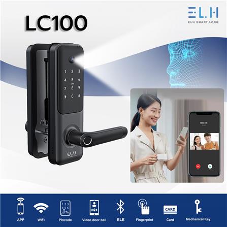 กลอนดิจิตอล ELH G200 สีดำ