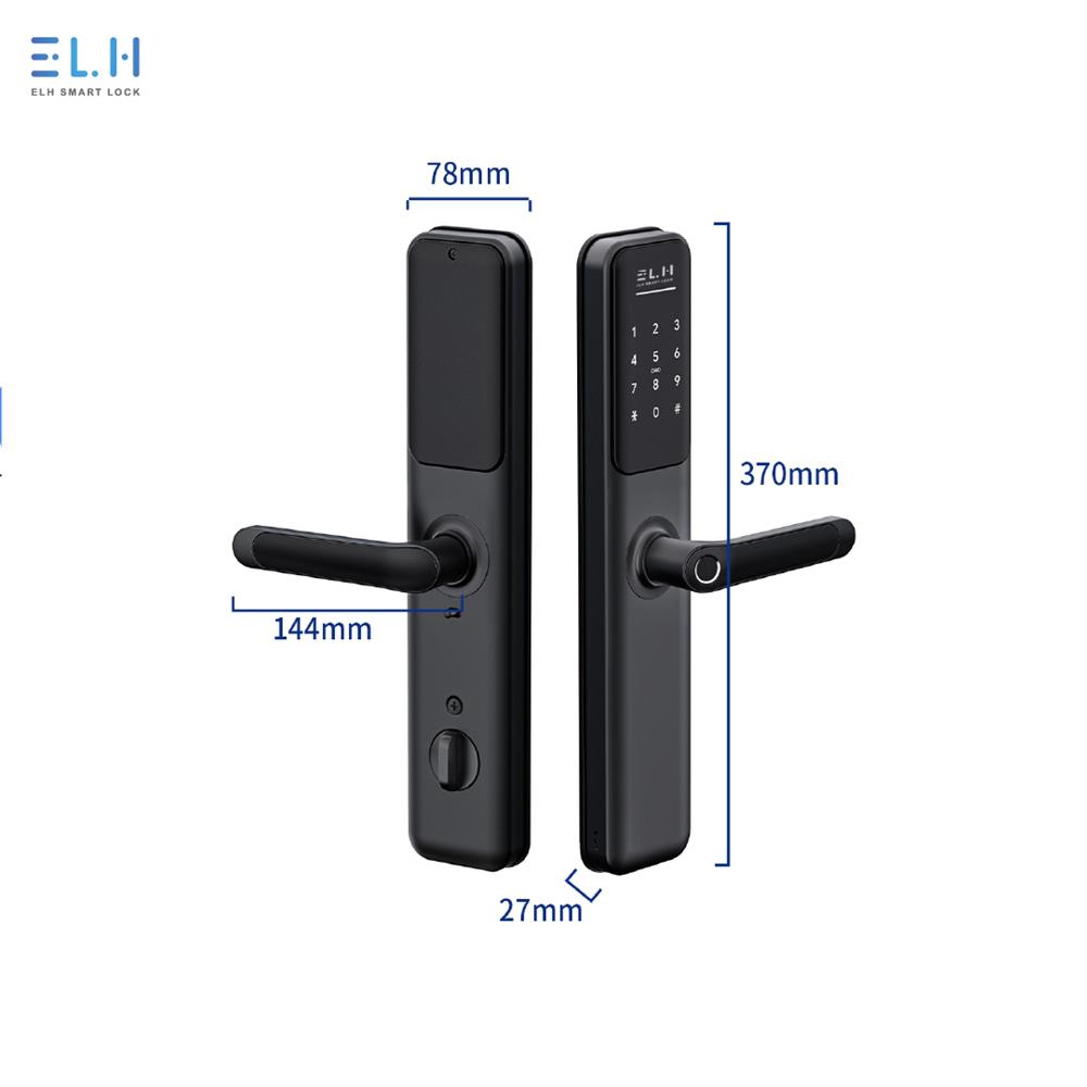 กลอนดิจิตอล ELH L400 สีดำ