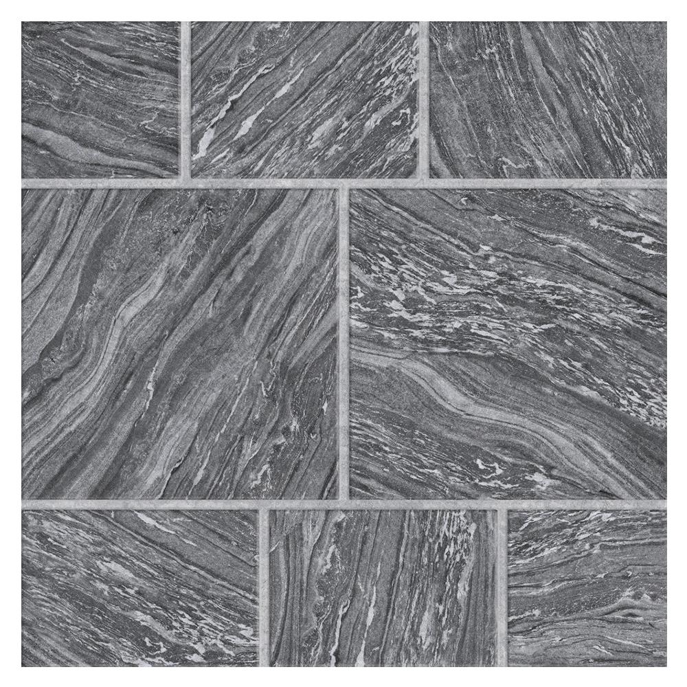 กระเบื้องพื้น 16X16 นิ้ว TARA อลิชา เทาเข้ม PM 0.96M2