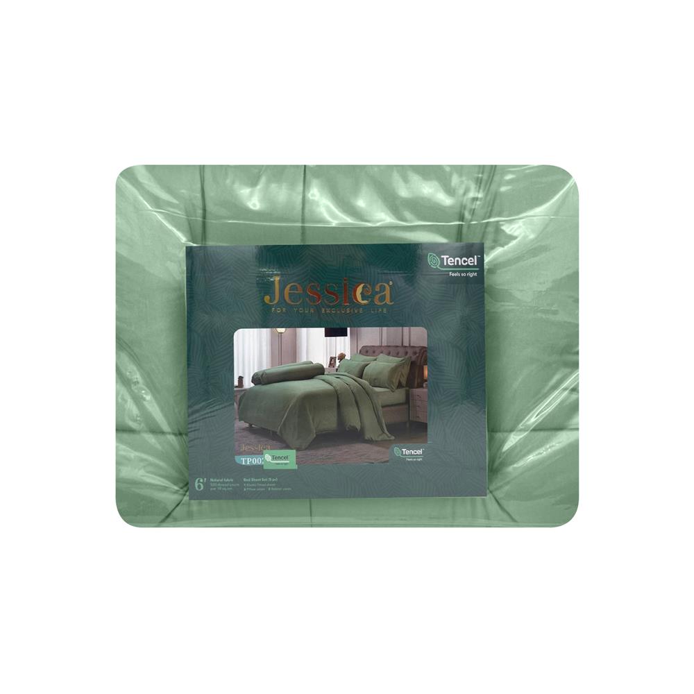 ชุดผ้าปูที่นอน 6 ฟุต 6 ชิ้น JESSICA T-SOLID 22059-TP002