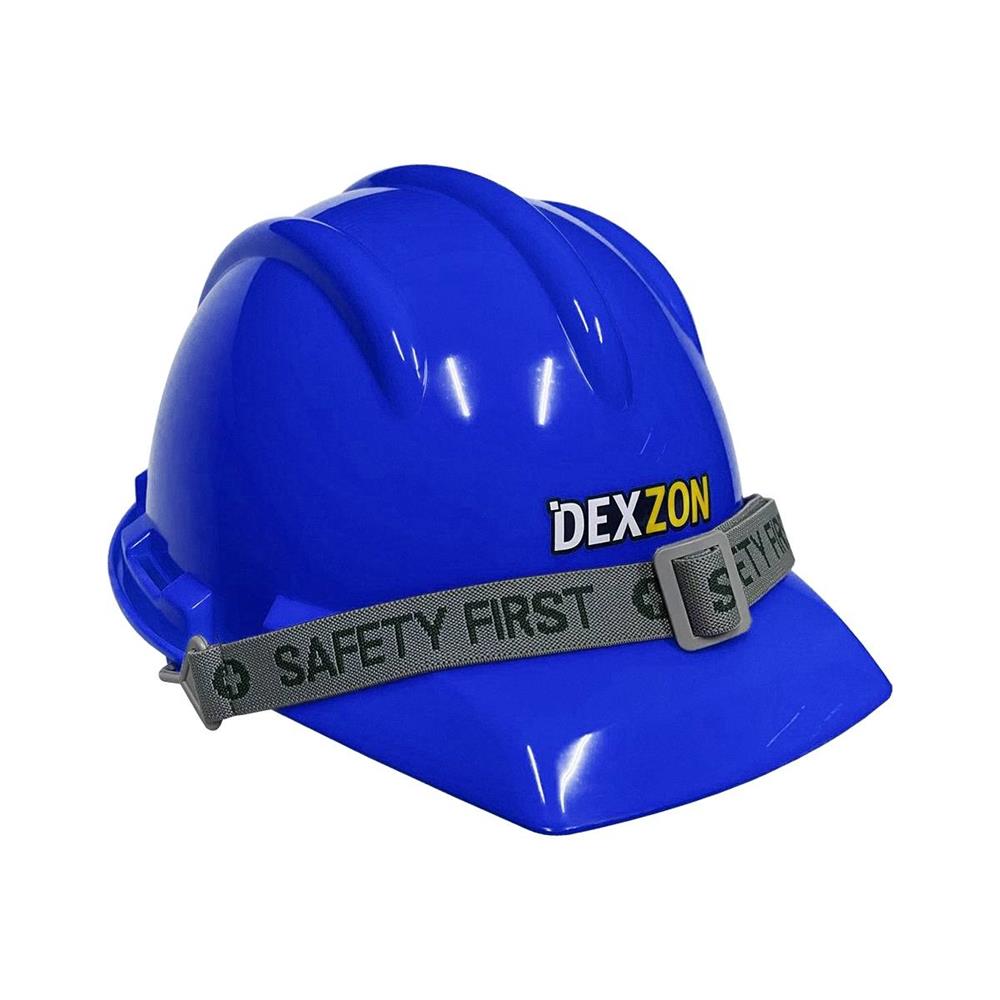หมวกนิรภัย HDPE มาตรฐานมอก. DEXZON 2332 สีน้ำเงิน