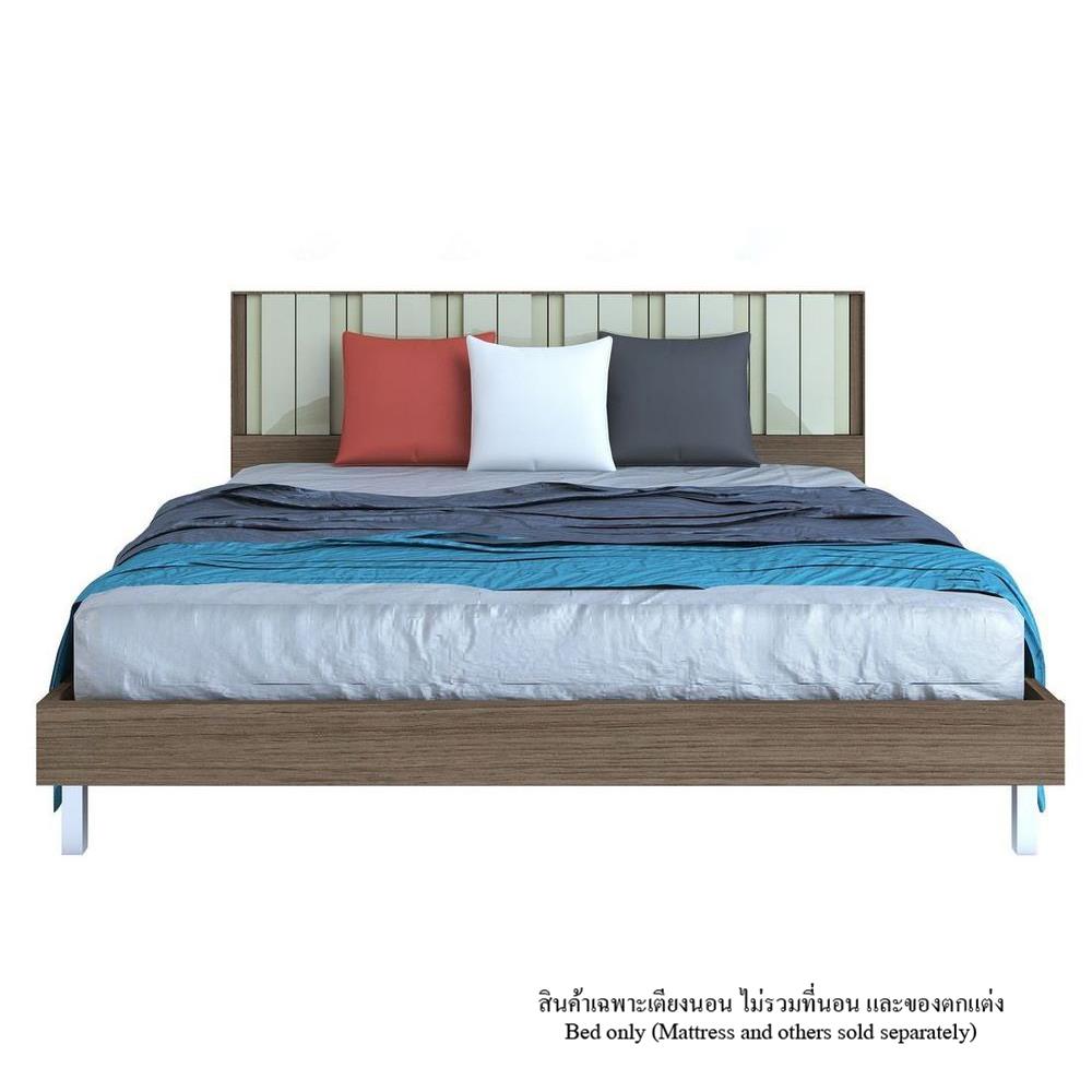 ชุดห้องนอน 5 ฟุต SB FURNITURE TAZZINA 59020330 สีไม้เข้มธรรมชาติ
