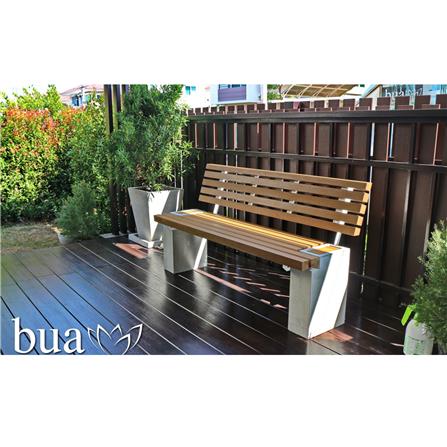 ม้านั่ง BUA DESIGN BUA STONE 2.5 ECO WOOD สีไม้ธรรมชาติ
