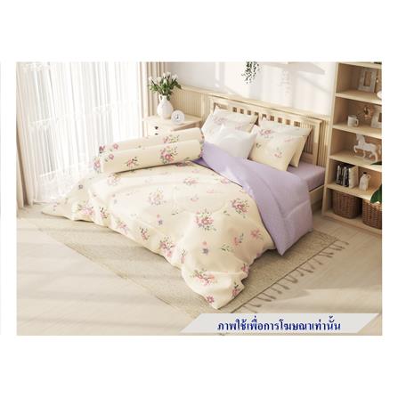ชุดผ้าปูที่นอน 5 ฟุต 5 ชิ้น FROLINA MICROTEX DF052