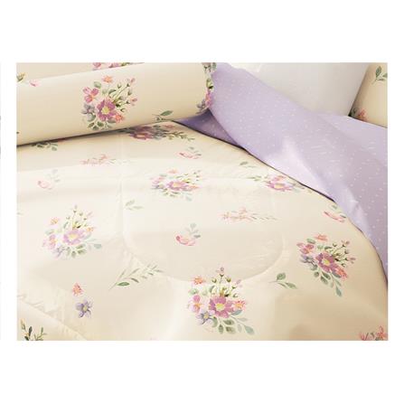 ชุดผ้าปูที่นอน 6 ฟุต 6 ชิ้น FROLINA MICROTEX DF052