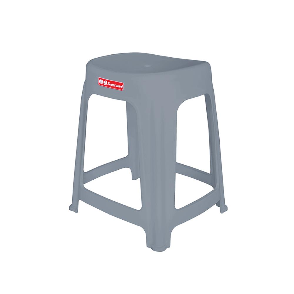 เก้าอี้พลาสติก SUPERWARE CH-68/A สีเทา