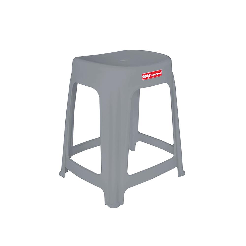 เก้าอี้พลาสติก SUPERWARE CH-68/A สีเทา
