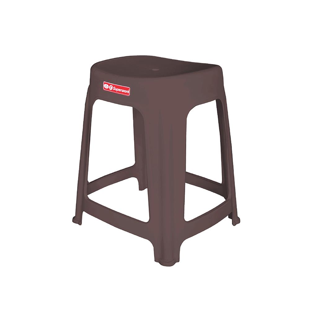 เก้าอี้พลาสติก SUPERWARE CH-68/A สีน้ำตาล