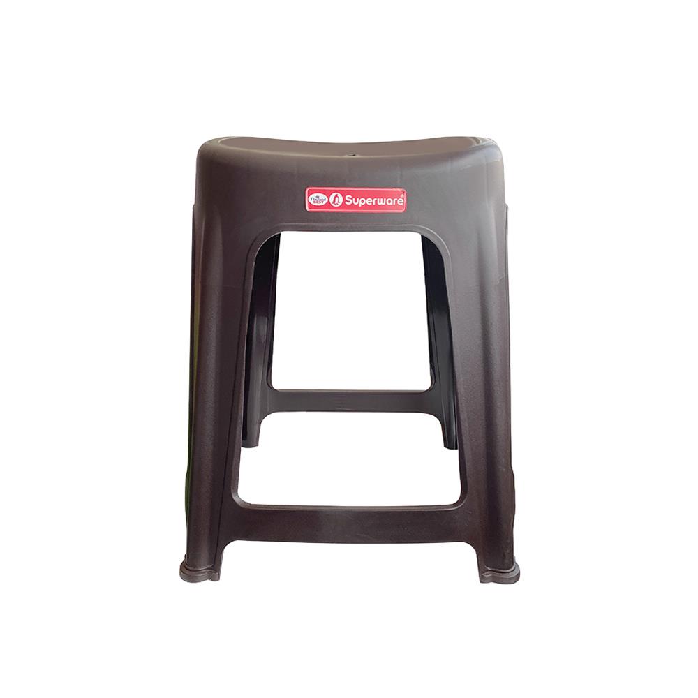 เก้าอี้พลาสติก SUPERWARE CH-68/A สีน้ำตาล