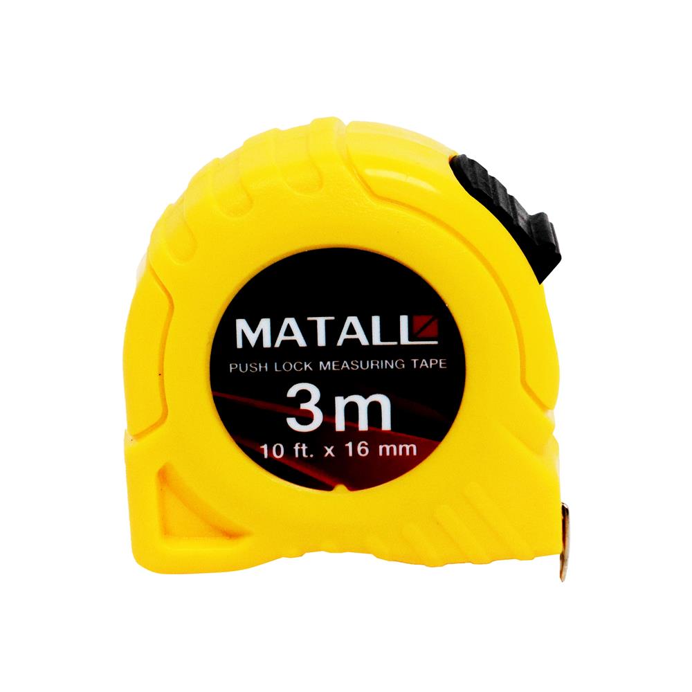 ตลับเมตรพลาสติก พร้อมตัวล็อก MATALL 3 ม.