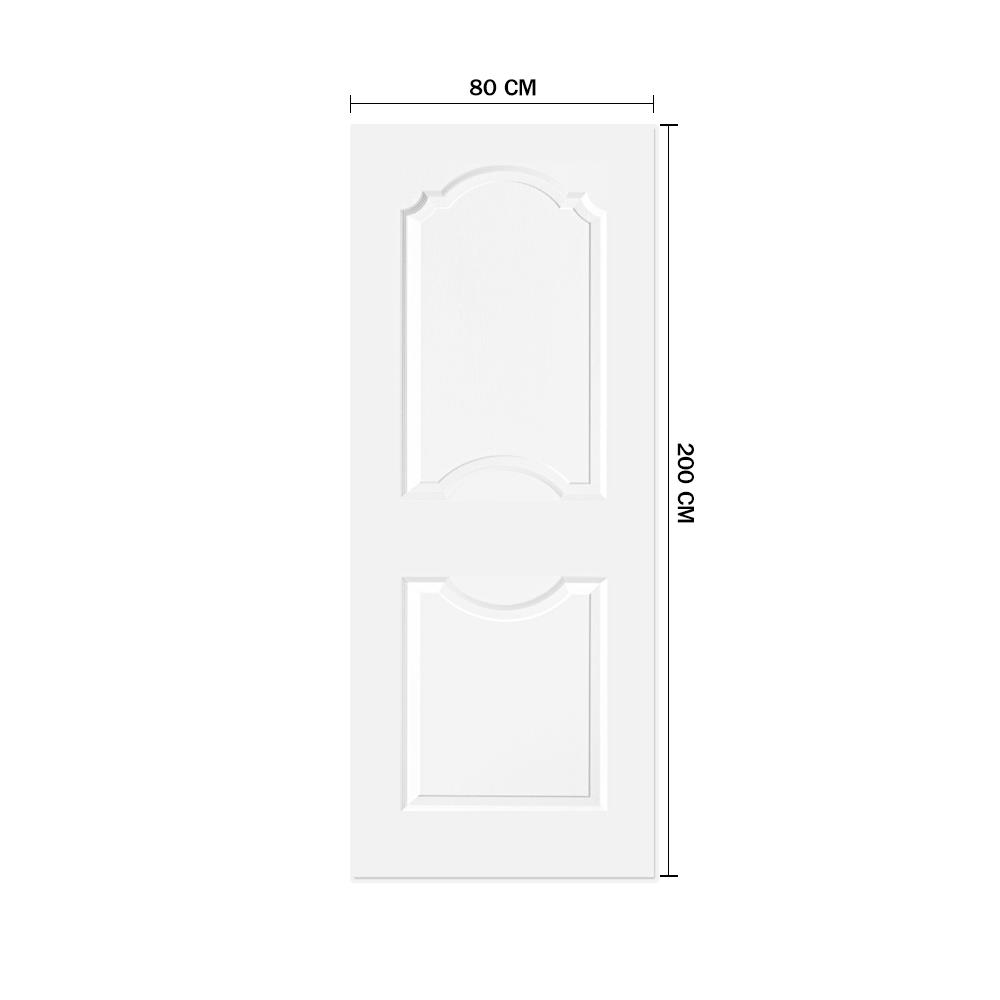 ประตูภายใน HDF METRO 203 สุพรรณพฤกษ์ 80X200 ซม. สีรองพื้นขาว