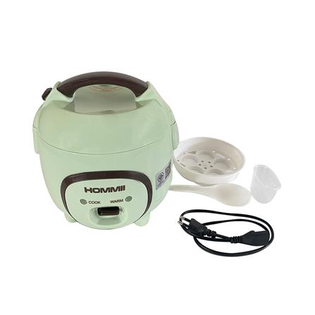 หม้อหุงข้าว MANUAL HOMMII OT-RF03 0.6 ลิตร สีเขียว