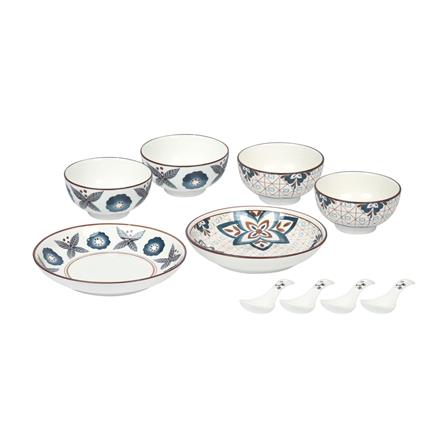 ชุดจานชาม PORCELAIN KECH VINTAGE 6 ชิ้น