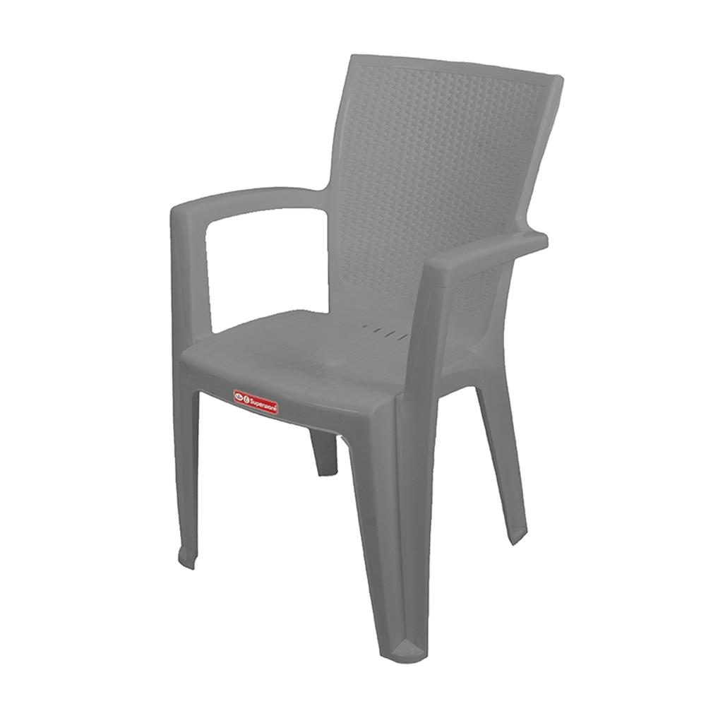 เก้าอี้พลาสติก SUPERWARE GIAVA สีเทา