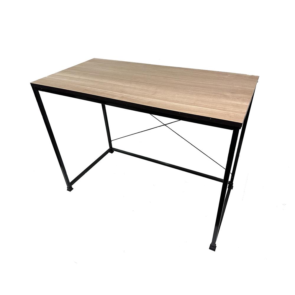 โต๊ะทำงานไม้ FURDINI MIX 100 ซม. สีโอ๊ค/ดำ