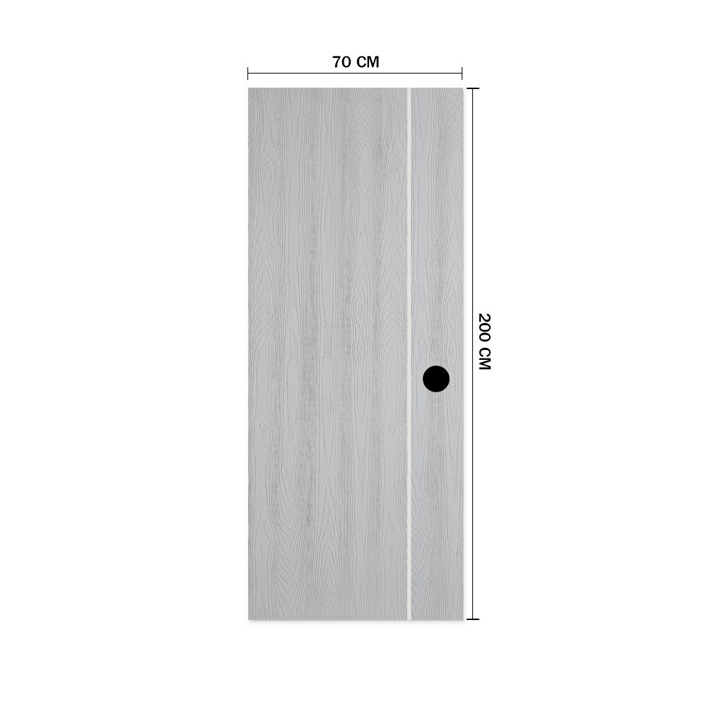 ประตูภายใน HDF METRO VERONA 001 70X200 ซม. สีรองพื้น เจาะลูกบิด