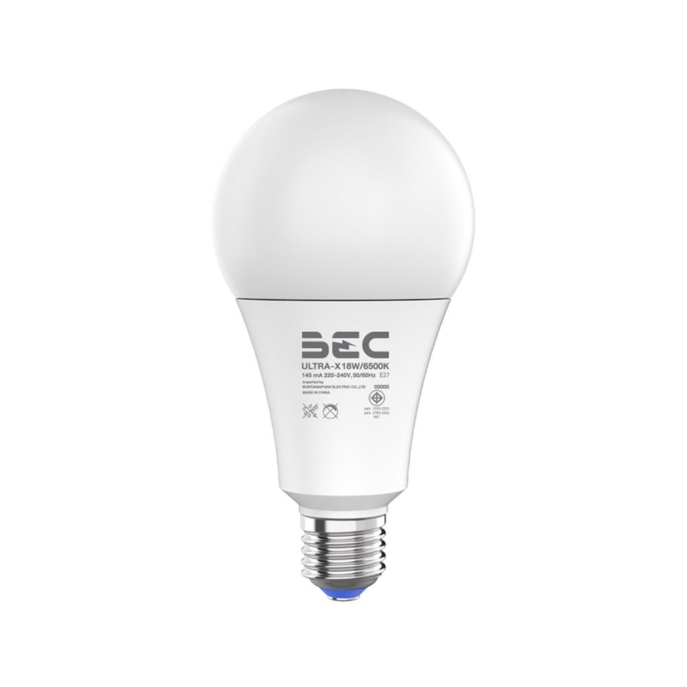 หลอด LED BEC ULTRA-X 18 วัตต์ DAYLIGHT E27