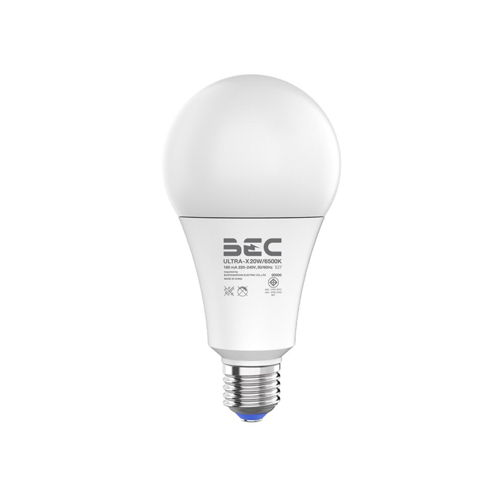 หลอด LED BEC ULTRA-X 20 วัตต์ DAYLIGHT E27