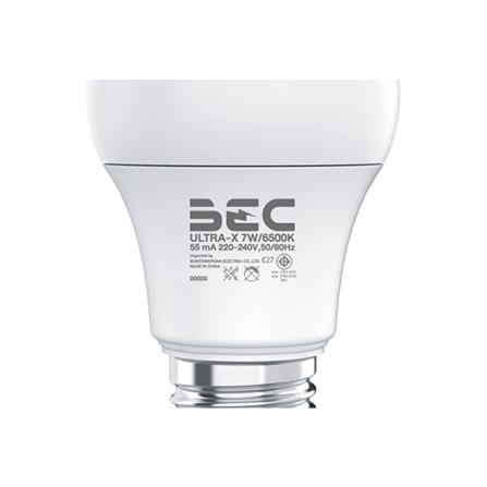 หลอด LED BEC ULTRA-X 7 วัตต์ DAYLIGHT E27