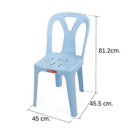 เก้าอี้พลาสติก SUPERWARE CH-58 สีฟ้า