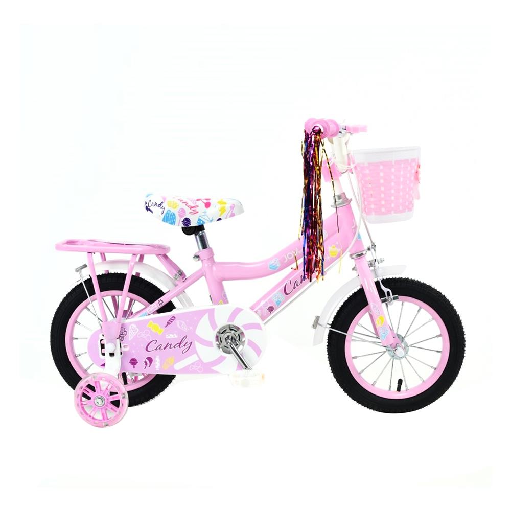จักรยานสี่ล้อเด็ก JOY BICYCLE CANDY 12 นิ้ว สีชมพู