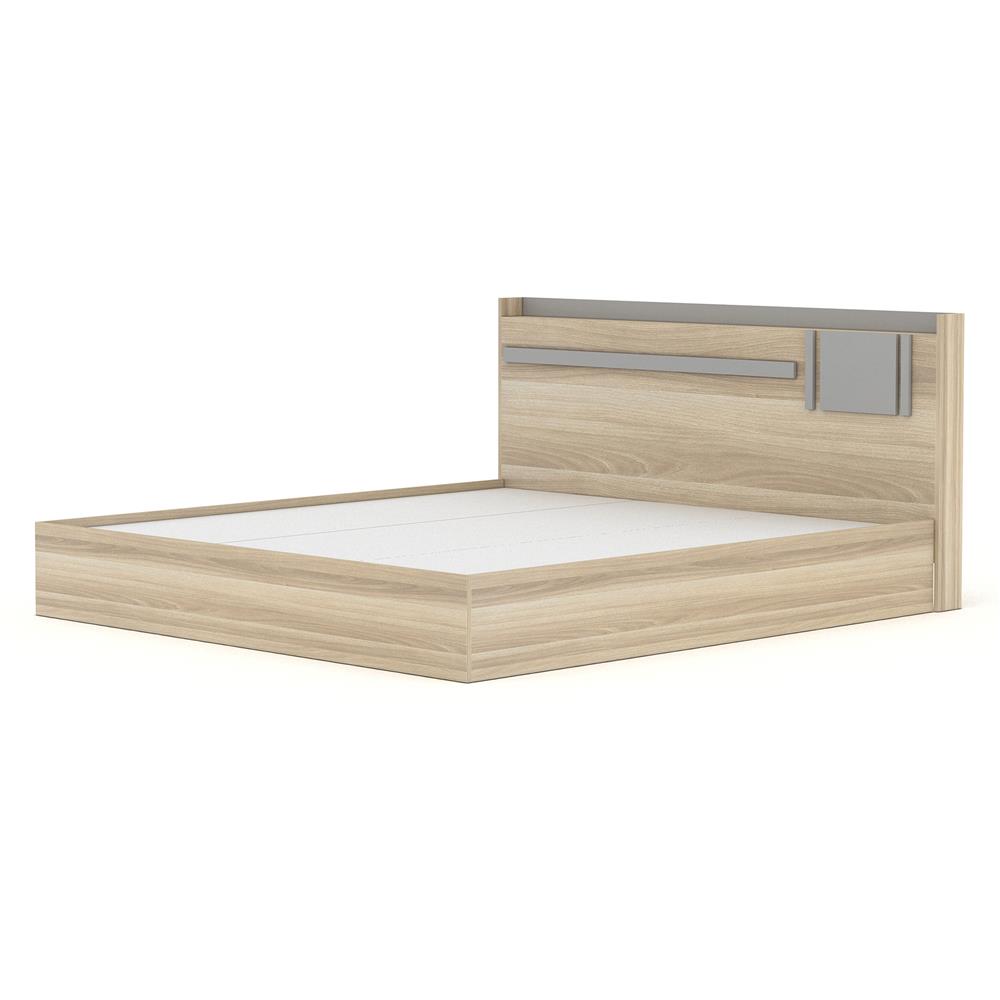 เตียง 6 ฟุต FURDINI FINN สีไวท์โอ๊ค/เทา