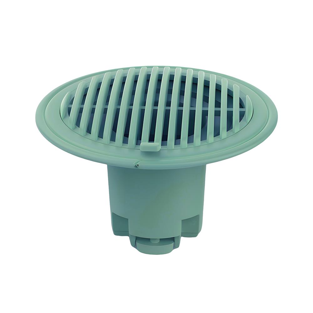 ตะแกรงกันกลิ่น DEXZON PP DIY G สีเขียวเทา