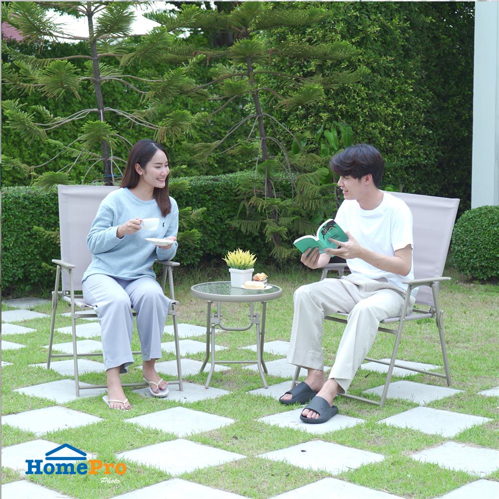 ชุดสนาม 2 ที่นั่ง SPRING BARISO สีเทา