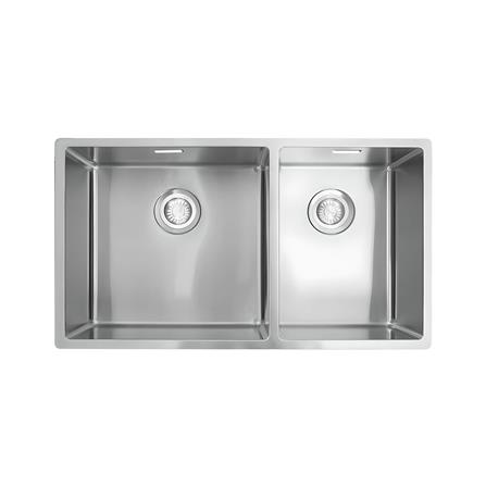 ซิงค์ฝัง 2 หลุม FRANKE BXX 220-74 SV 78 ซม. สีเงิน