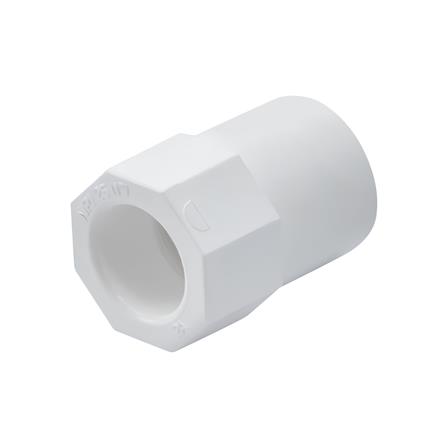 ข้อต่อเข้ากล่อง PVC SCG 1/2 นิ้ว มาตรฐาน JIS สีขาว