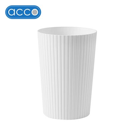 ถังขยะกลม ACCO CURVY 6 ลิตร สีขาว