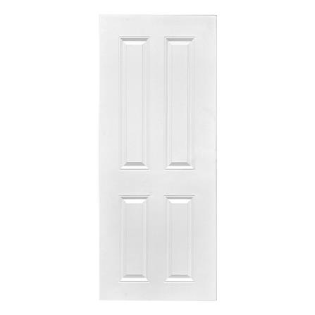 ประตูภายใน UPVC MT CL-001 80X200 ซม. สีขาวลายไม้ ไม่เจาะลูกบิด