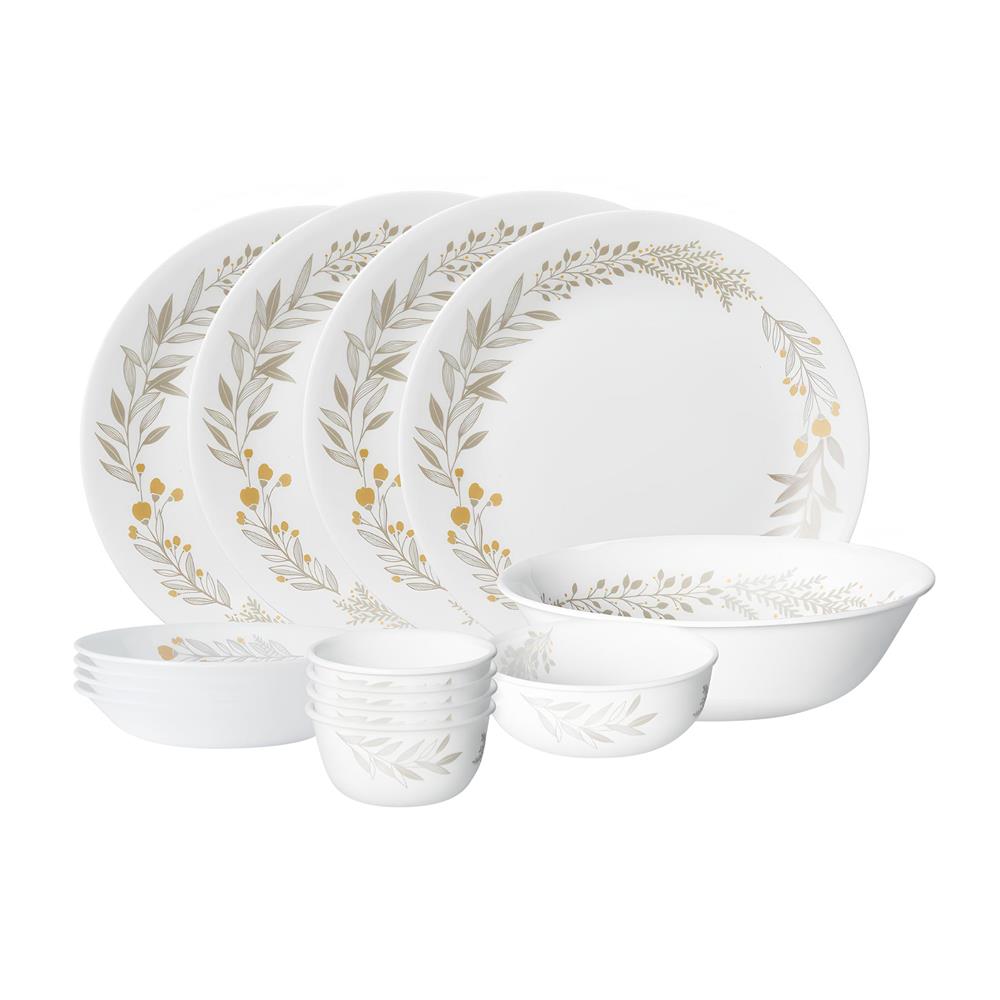 ชุดจานชาม CORELLE SILVER CROWN (ชุด 15 ชิ้น)