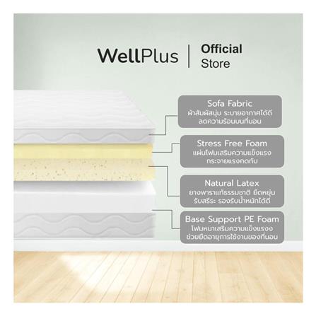 ที่นอน 6 ฟุต WELLPLUS SKYLAR