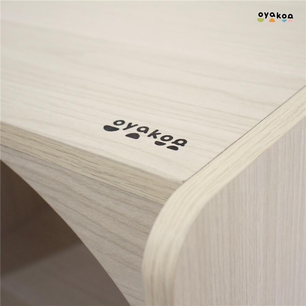 ตู้เก็บของโล่งสำหรับเด็ก 4 ชั้น OYAKOO CHARLIE’S CUBE 42.3 ซม. สีโอ๊ค