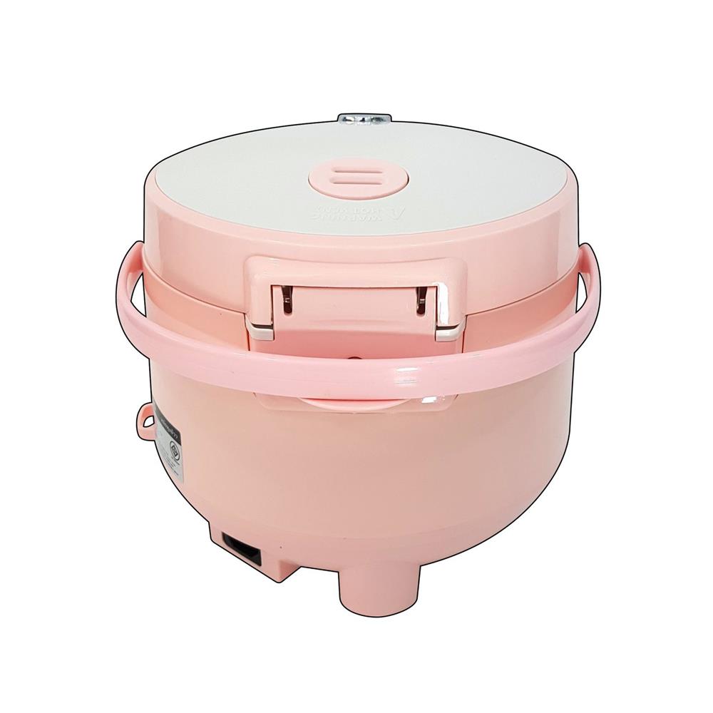 หม้อหุงข้าว MANUAL SKG SK-618 1.8 ลิตร สีขาว/ชมพู