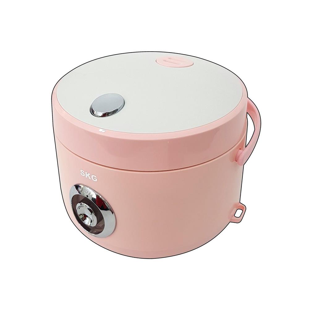 หม้อหุงข้าว MANUAL SKG SK-618 1.8 ลิตร สีขาว/ชมพู